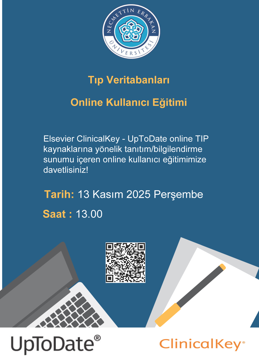 Elsevier ClinicalKey - UpToDate Advanced Online Kullanıcı Eğitimi